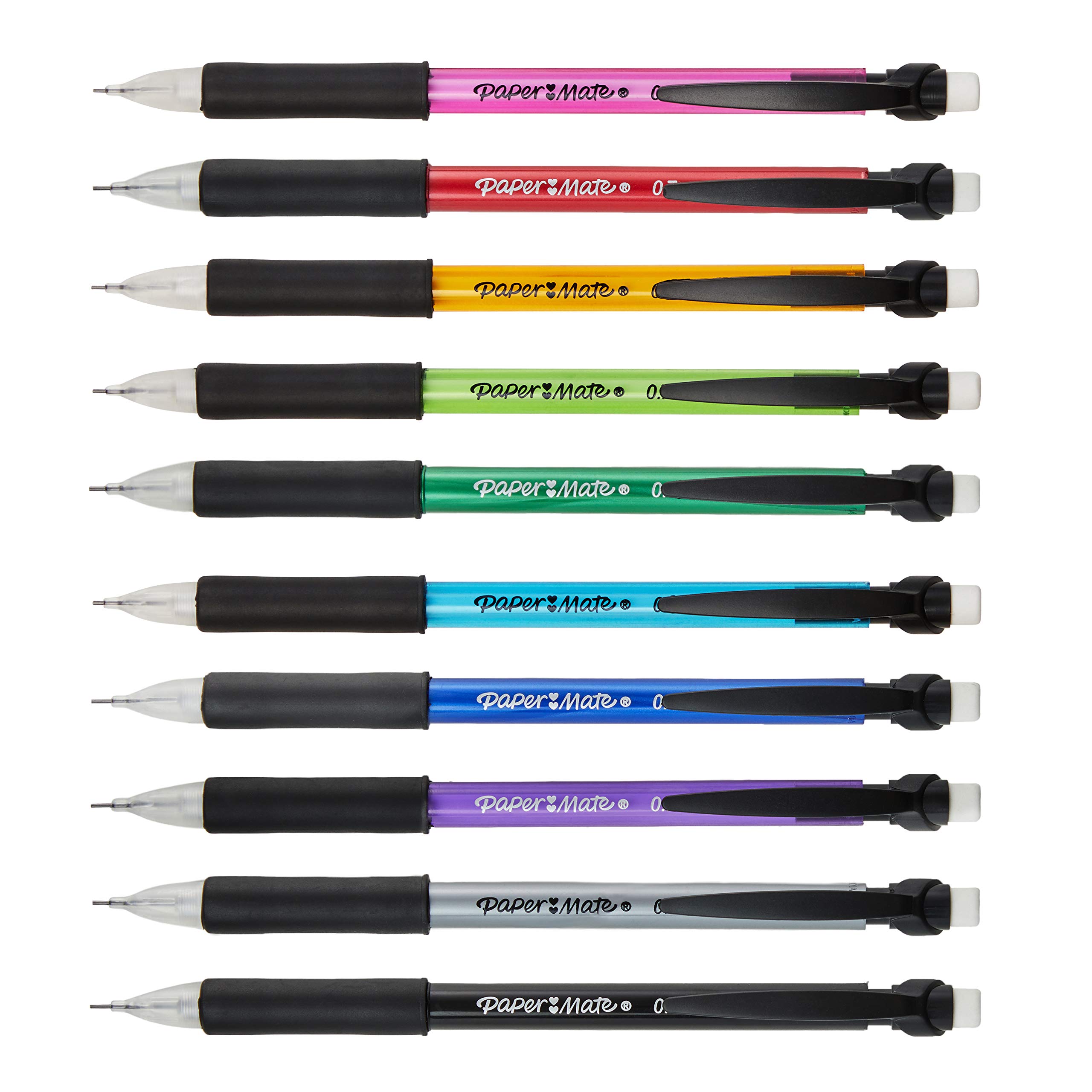 Paper Mate Mechanical Pencils, Write Bros. Comfort #2 Pencil with Comfort Grip, Great for Long Writing Tasks, 0.7mm, 12 Count