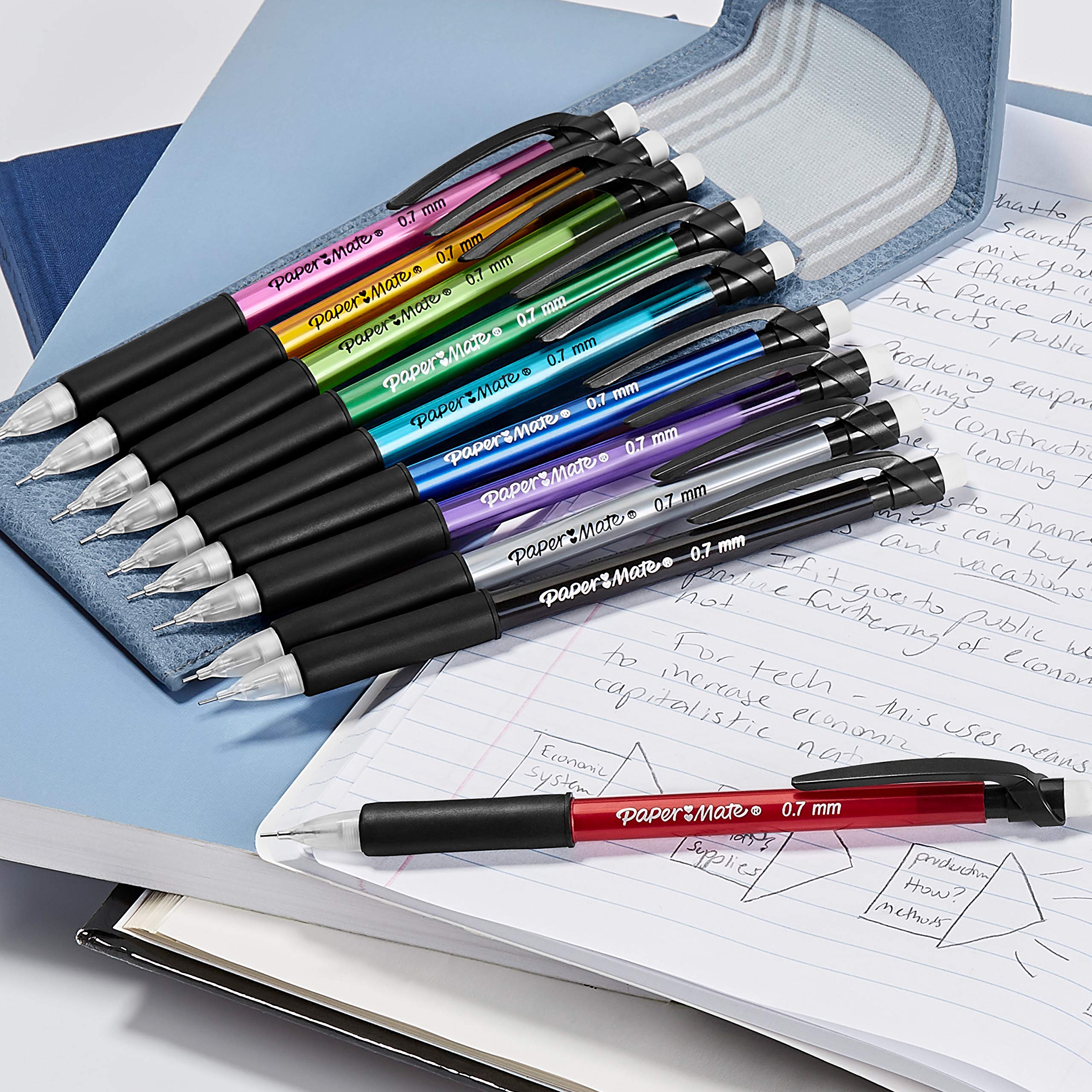 Paper Mate Mechanical Pencils, Write Bros. Comfort #2 Pencil with Comfort Grip, Great for Long Writing Tasks, 0.7mm, 12 Count