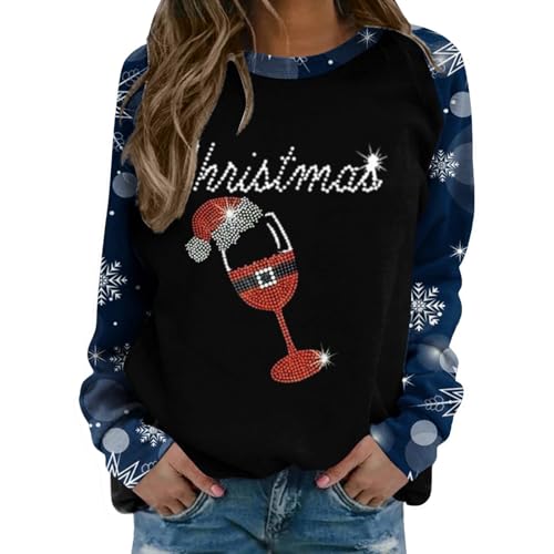 christmas sweater turtleneck sweater dress christmas sweatshirts for women party tee raglan baseball soft t shirt blouses sweaters tunic tops ribbed knit boho western clothing for women overalls for