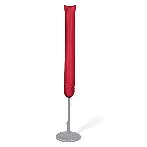 Yescom Outdoor Patio Umbrella Protective Cover Bag 180gsm Polyester Fabric fits 5' 6' 7' 8' 9' 10' Umb Garden Red