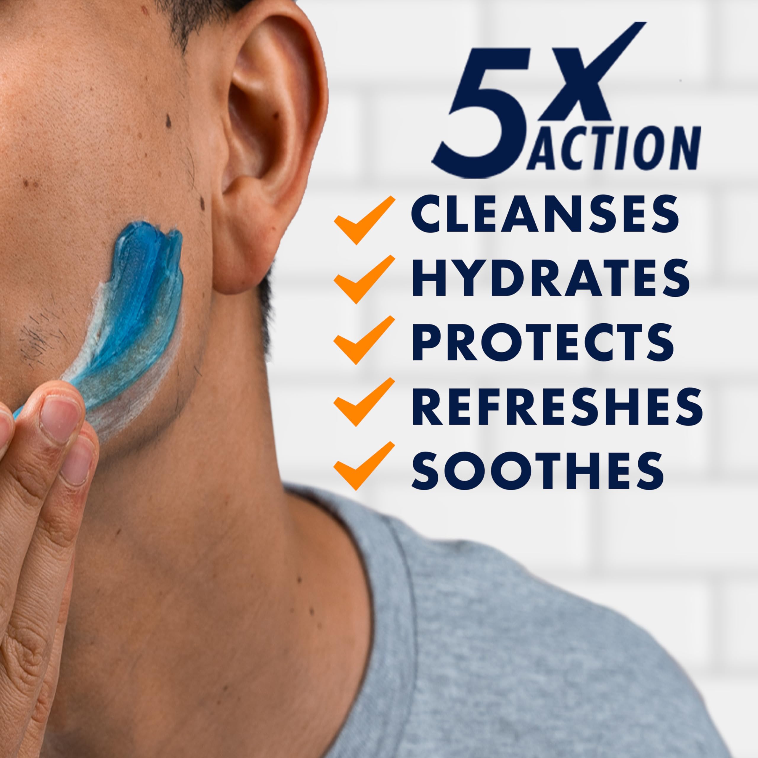 Gillette Fusion5 Ultra Sensitive Shave Gel, 7oz (Pack of 6)