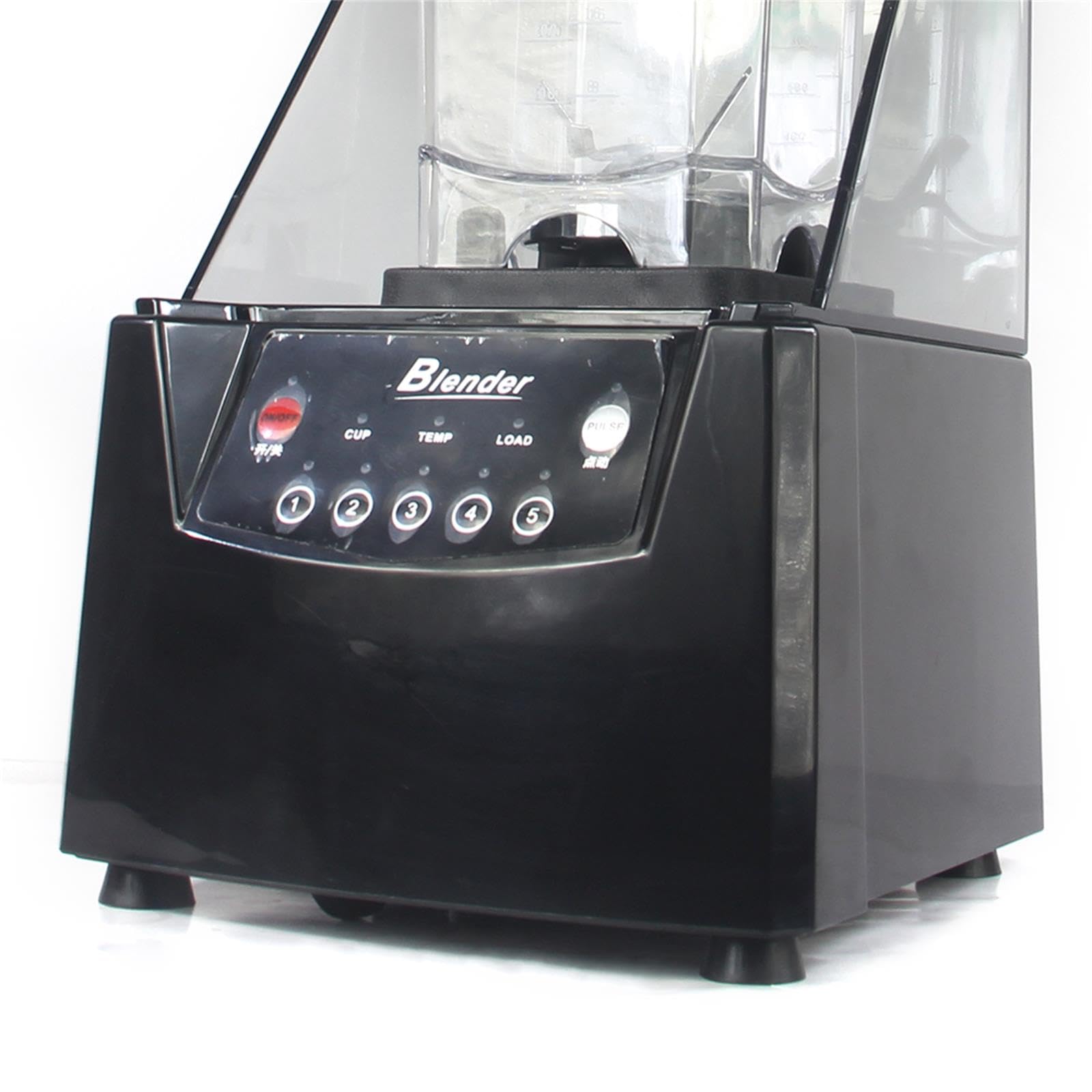 Commercial Smoothie Machine, 1.8L Electric Blender for Smoothies Shakes Cocktails, Multi-functional 2-in-1 Wet Dry Blades, 2200W Professional Mixer for Shakes Smoothies Soups Dips Milks