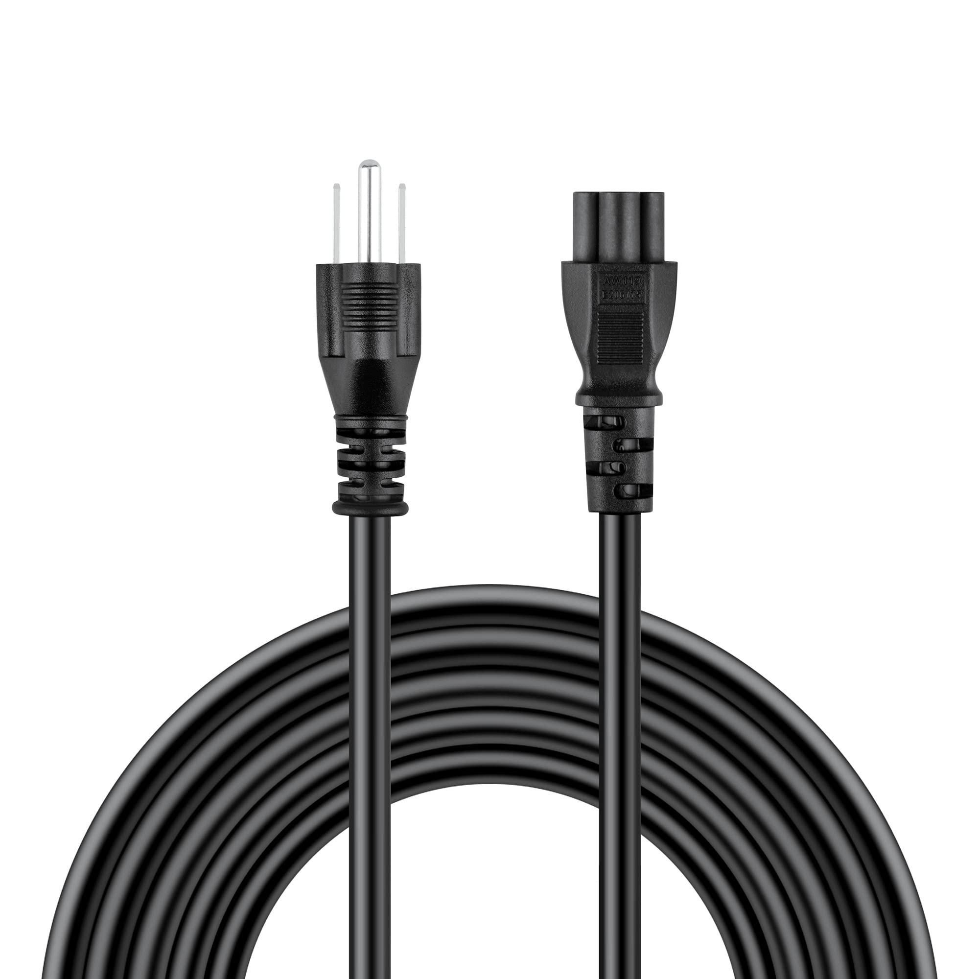 PKPOWER 5ft AC Power Cord Cable for LG 50LN5750-UH 55GA6400-UD 55GA7900-UA 3-Prong Wire