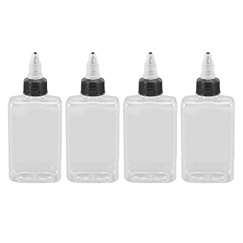 Garden supplies 4 Pcs Seasoning Bottle 100ML Portable Sealed Reusable Dispensing Oil Bottle Seasoning Bottle for Outdoor BBQ Camping