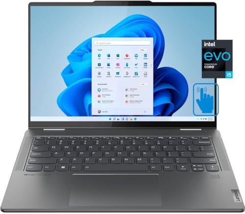 Lenovo Yoga 7i 2-in-1 Laptop 14.0" Touchscreen IPS 2.2K (10-Core i5-1335U Intel Evo Platform, 16GB LPDDR5, 512GB M.2 SSD, Backlit KYB, FP Reader, Thunderbolt 4, WiFi 6E, Win 11P) w/Dockztorm Hub