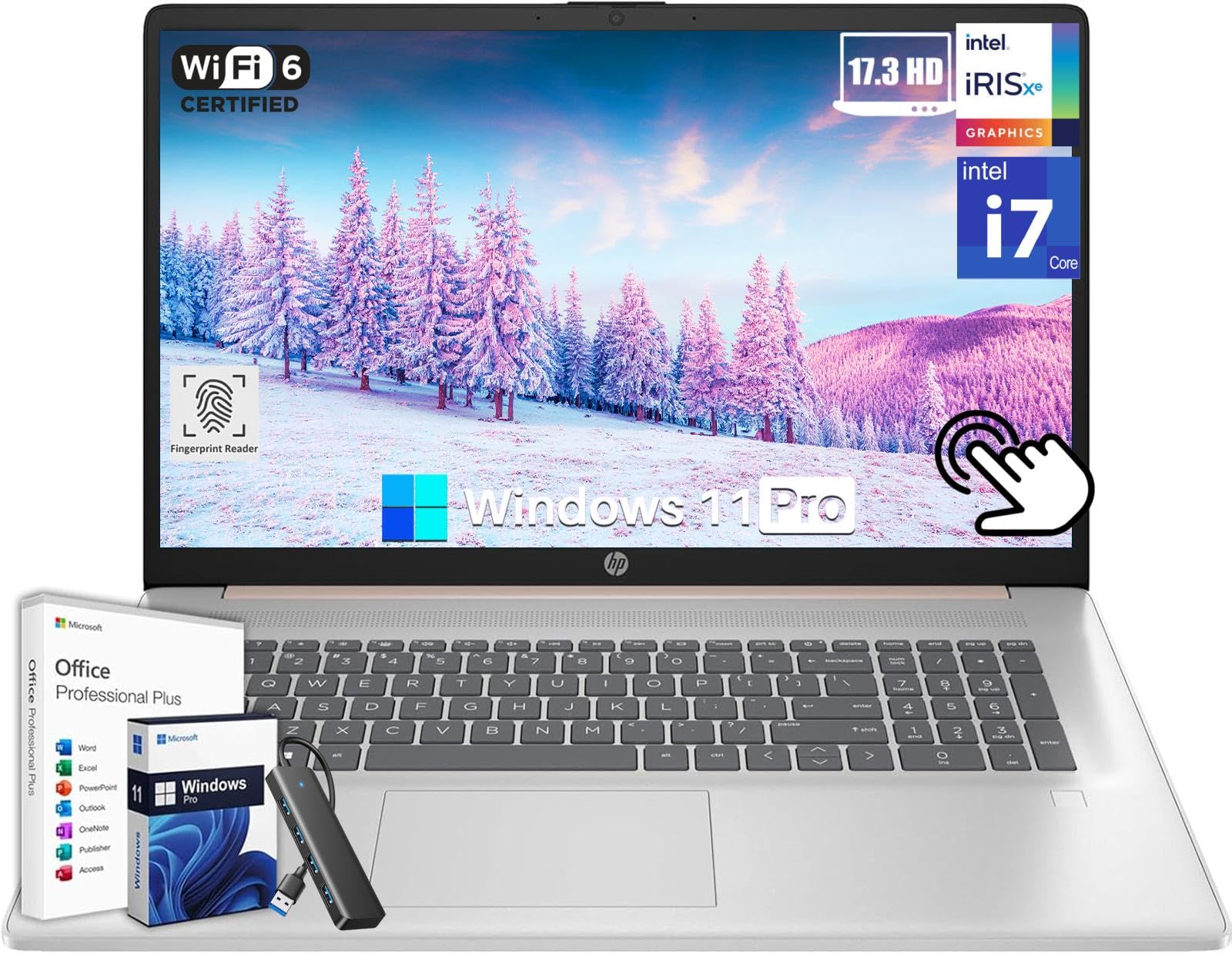 2022 Newest HP Premium 14-inch HD Laptop| Intel Celeron N4020 to 2.8GHz 8GB RAM 128GB(64GB SSD+ 64GB Card)| Webcam Bluetooth HDMI USB-C Wi-Fi| Win 11 S with 1 Year MS 365| LIONEYE Bundle| Rose Gold