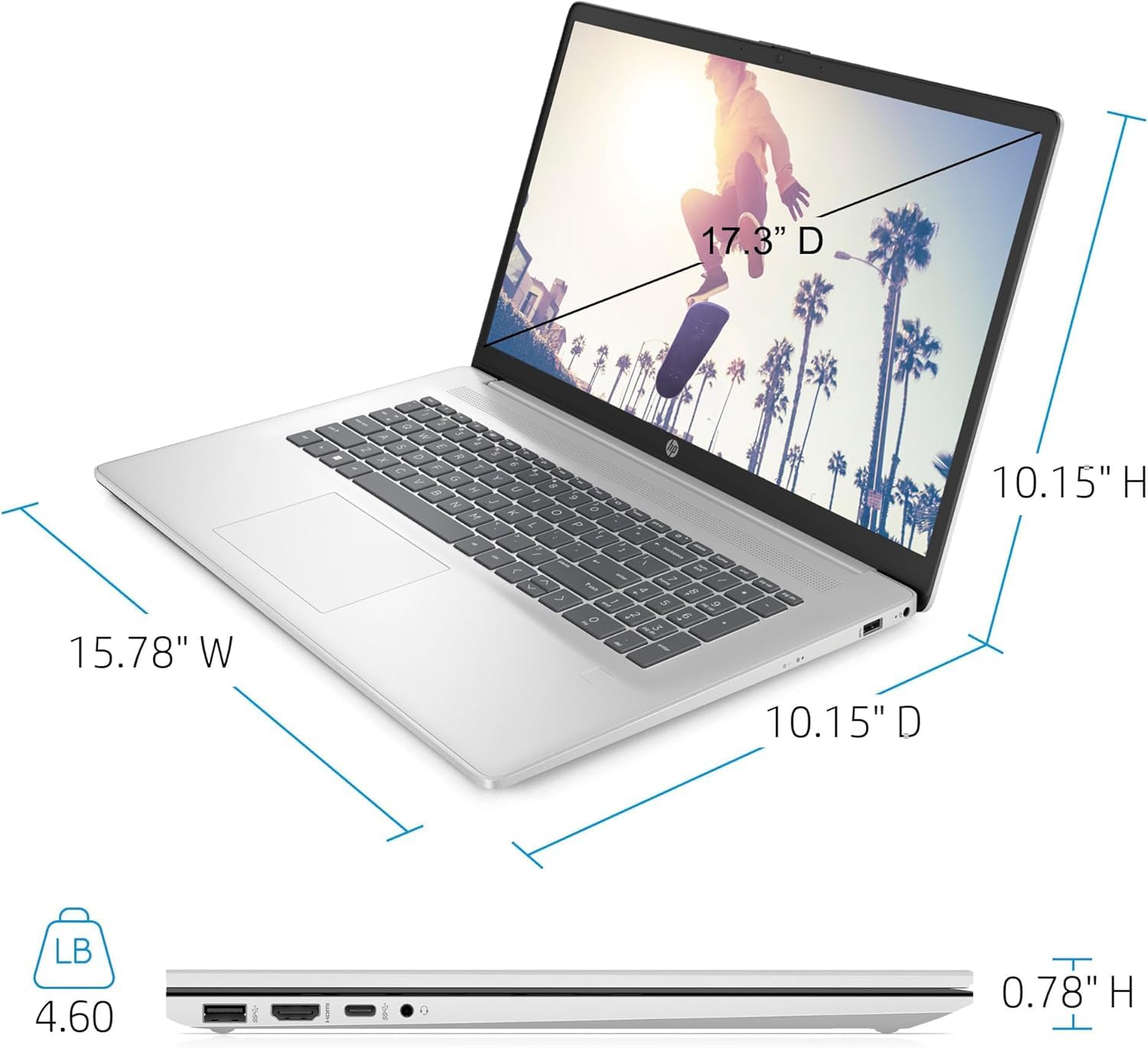 2022 Newest HP Premium 14-inch HD Laptop| Intel Celeron N4020 to 2.8GHz 8GB RAM 128GB(64GB SSD+ 64GB Card)| Webcam Bluetooth HDMI USB-C Wi-Fi| Win 11 S with 1 Year MS 365| LIONEYE Bundle| Rose Gold