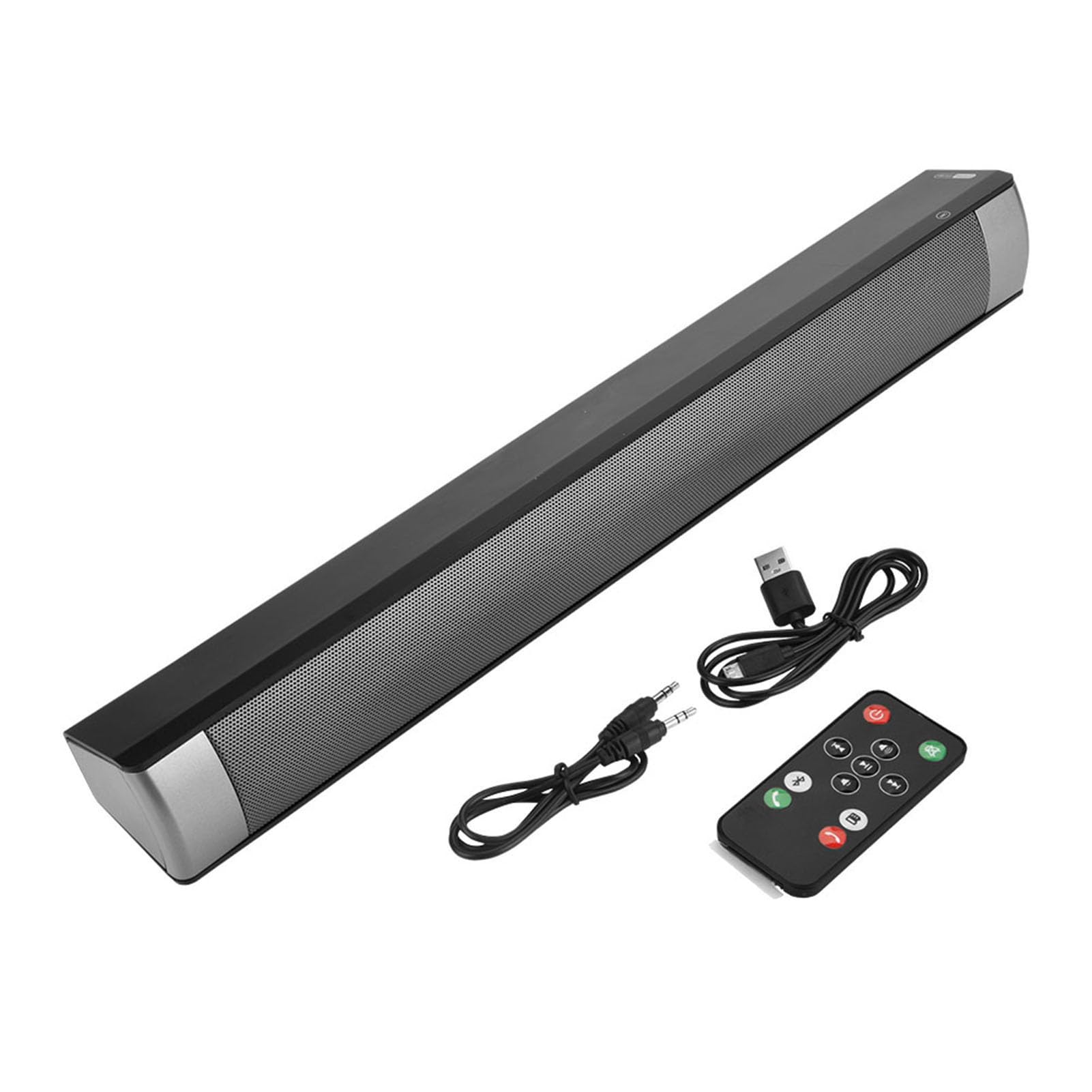 JTLB Tv SpeFor Bluetooth Speaker Wireless Stereo Subwoofer Memory Card Aakers Wired Soundbar Speaker 43×8×6 for Speaker Wireless Stereo Subwoofer Memory Card Aux Player for Home