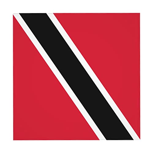LIICHEES Flag of Trinidad and Tobago Tablecloth Kitchen Dining Room 60"x60" Square Washable Table Cover Outdoor Garden Picnic Tablecloths