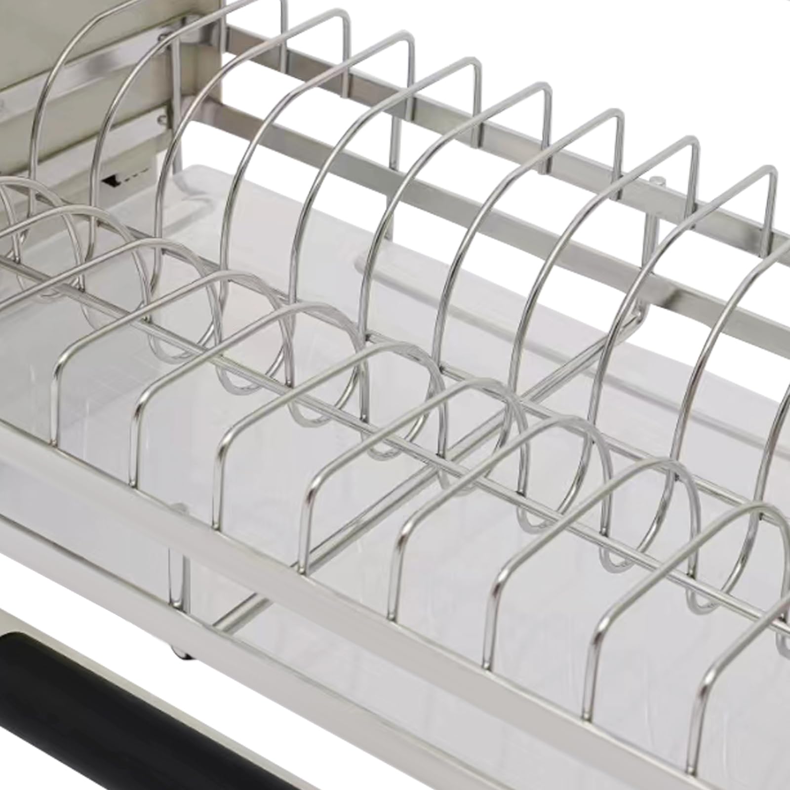 CheriMuMu Cabinet Organizer, 2 Tier Pull-Out Cabinet Organizer Spice and Dishes Pull Out Cabinet Storage Shelf Pull Down Heavy Duty Shelf Organizer, Wall Mounted Pantry Storage Shelf for Kitchen