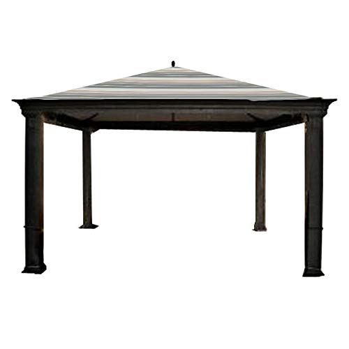 Garden Winds Tiverton (Series 3) Gazebo Replacement Canopy - Standard 350 - Stripe Stone