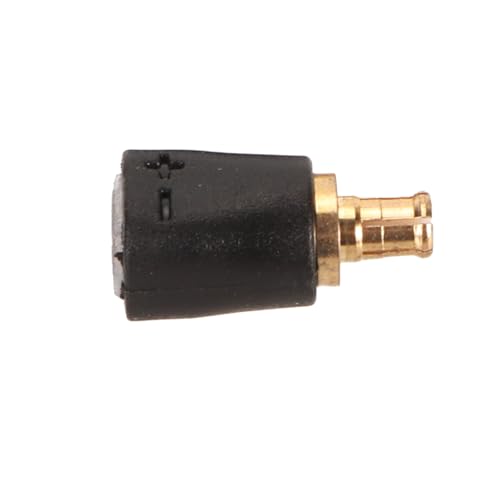 A2DC to 0.78mm 2 Pin Adapter, Small Universal Male to Female, Wearable Headphone Cable Connector, Lightweight for LS200 for E40 for LS300 for CKR90 (Black)