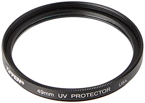 Tiffen 49UVP 49mm UV Protection Camera Lens Filter , Black
