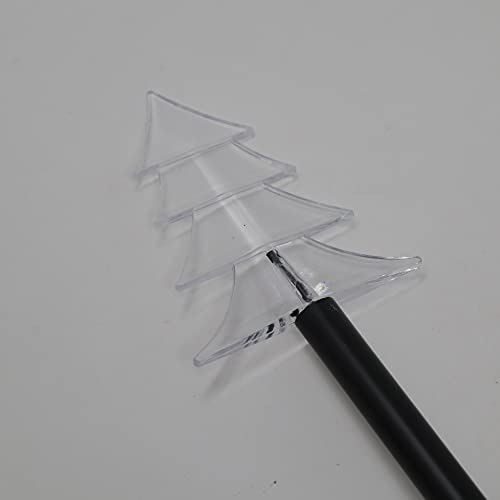 ooLALoo Solar Led Pathway Lights Christmas Tree Path Light for Christmas Holiday Decoration Waterproof Garden Light Yard Decoration Warm White (Trees)