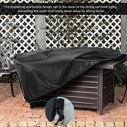 Garden kit Outdoor Mobile Dining Car Cover Waterproof Sun Protection Griddle Cover 420D Silver Coated Oxford Cloth BBQ Grill Shade(黑色)