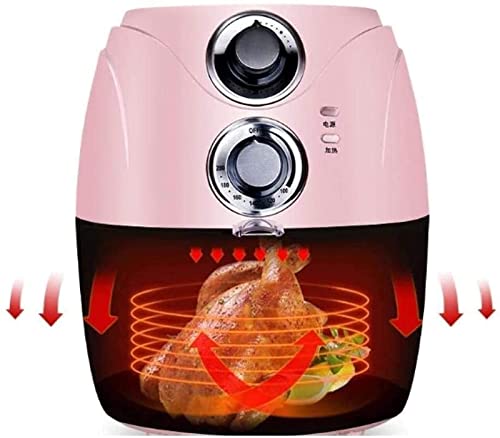 Air Fryer for Home Use 2.5L Modern Simplicity Air Fryer Air Fryer Automatically Fried Chicken Fish and Chips Oven Pink Every Family