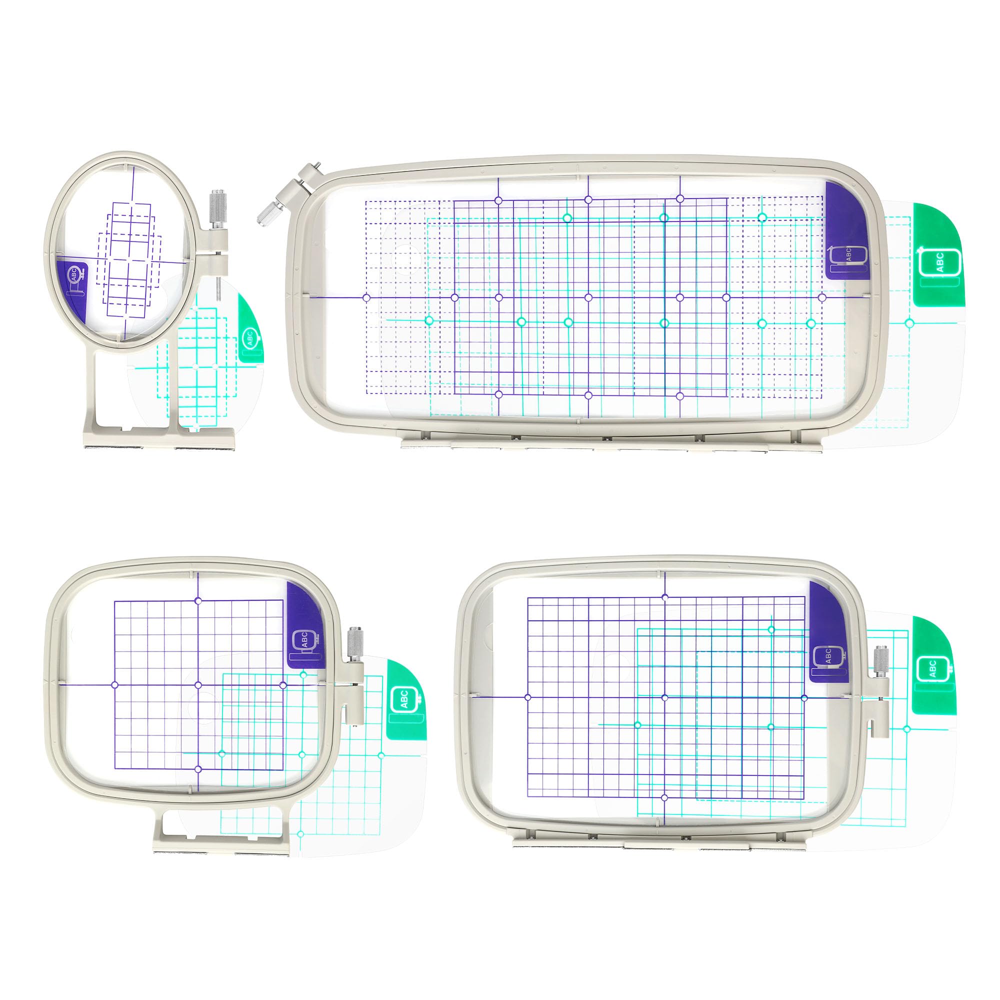 Sew Tech Embroidery Hoops for Brother PE800 SE1900 PE770 780D PE700 PC6500 Brother Innovis 1250 700 Babylock Embroidery Machine Hoop