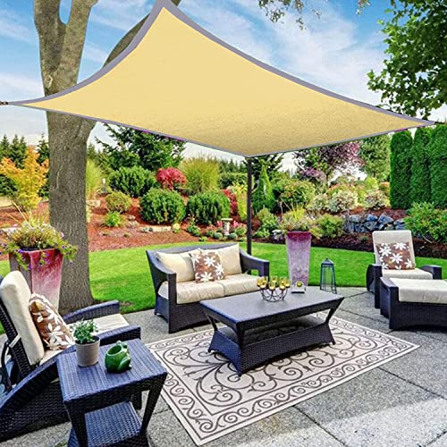 Rectangular Sunshade - 78.7×118" 4-Sided Sunshade Sail, Waterproof Awning, UV-Blocking Patio Decorative Awning for Patio Garden Outdoor Facilities