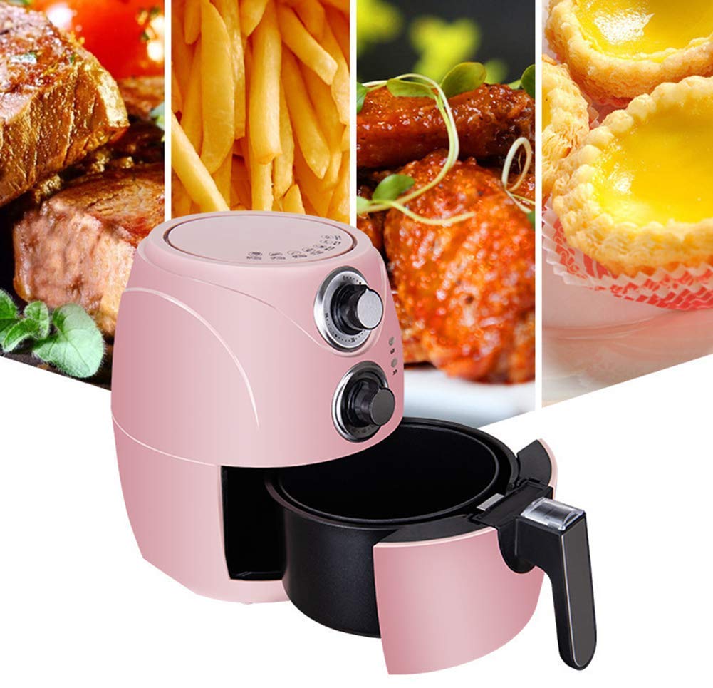 Intelligent Air Fryer Fries Machine Household Small Capacity Fully Automatic No Fuel Electric Fryer Oven 2.5L 3.5L Pink 3.5L Every Family