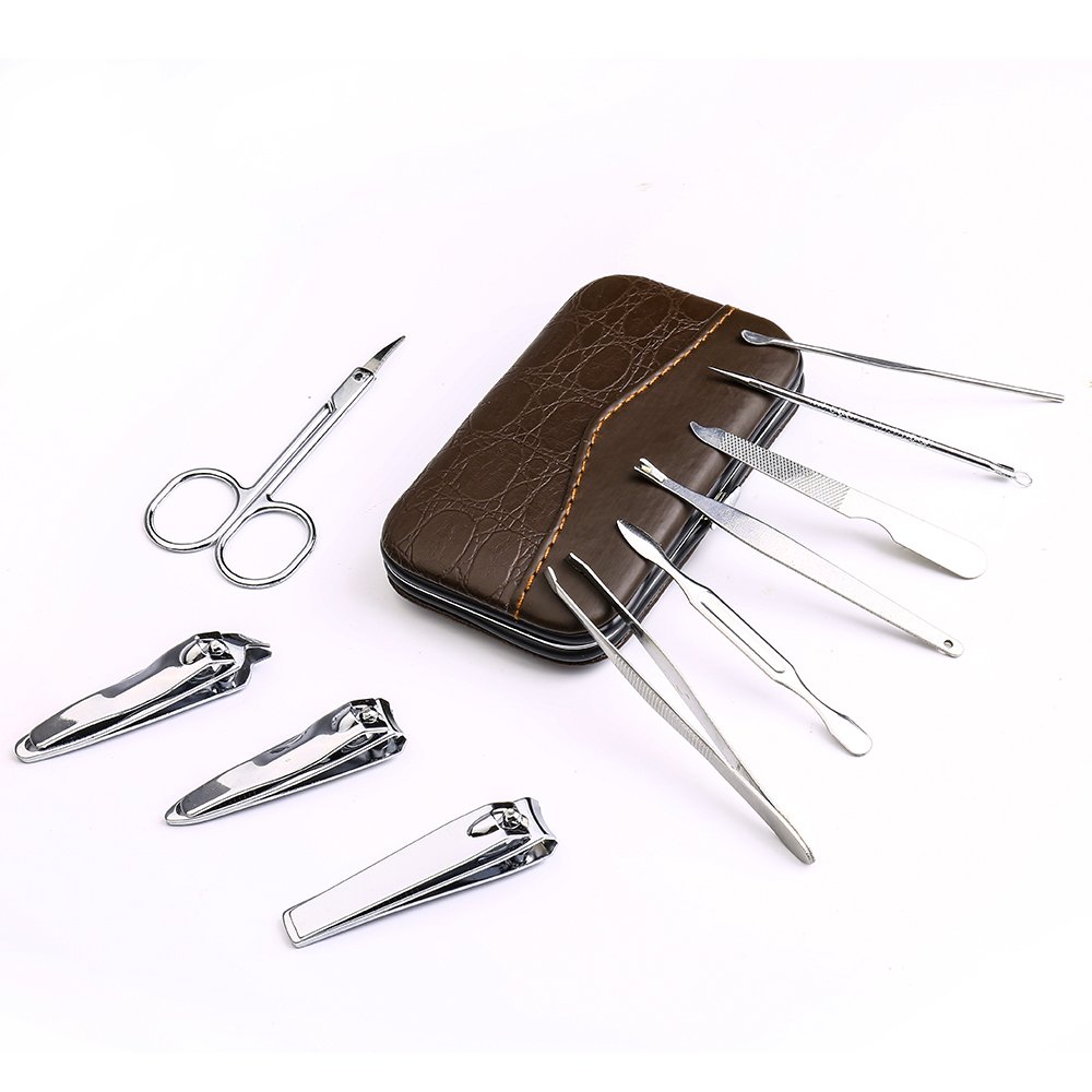 10 PCS Manicure Pedicure Set Nail Clippers - Stainless Steel Manicure Kit - Tools for Nail, Cutter Kits -Perfect Gift for Women or Men, Includes Cuticle Remover Professional Nail Kit with Portable Tra