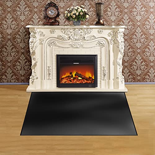 Large Grill Mats for Outdoor Grill, 60'' X 42'' Rectangle Under Grill Mat, Oil-Proof Fire Pit Mat, BBQ Mat for Deck Patio Protective, Fireproof Mat for Charcoal Grills, Gas Grills, Oil Fryers