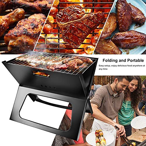 Portable grill charcoal Portable Charcoal Grill for camping Barbecue Grill Foldable Charcoal Grill Camping/Garden/Outdoor/Travel