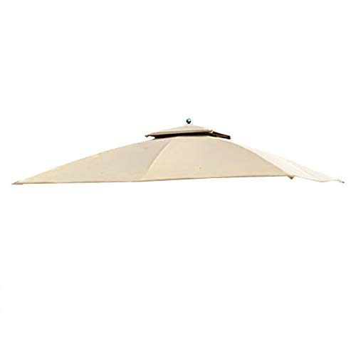Garden Winds Replacement Canopy Top Cover for The Windsor Dome Gazebo - RipLock 500 - Will NOT FIT Any Other Gazebo - Check Model Number, Assembly Instructions, and Horizontal Frame Design
