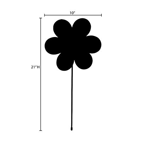 In the Breeze 6-Petal Flower Spinner, 10-Inch Neon Fusion Flower Spinner, 3 Pack, 2735