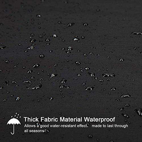 FRGHF Barbecue cover, dust proof BBQ cover, waterproof barbecue protective cover, garden grill cover with storage bag, 145 x 61 x 117 cm