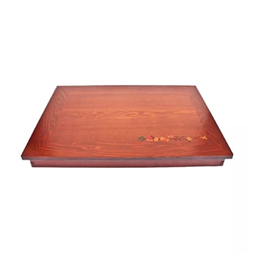 MJWDP Folding Table Antique Furniture Living Room Low Wood Coffee Table Rectangle Traditional Table Wooden (Color : White-Patch Five-Pointed star4, Size : 90x75x31.5cm)