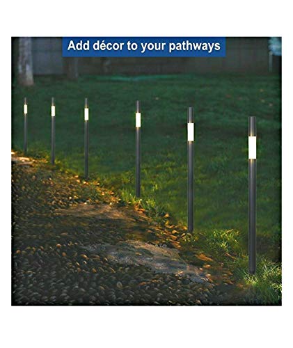 Westinghouse Solar Lights Outdoor LED Garden Path Lighting Waterproof Solar Powered Pathway Lights Decorative Landscape Lights for Garden Patio Lawn Courtyard Lane Walkway (8-Pack)