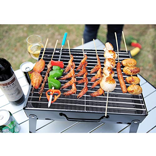 Guoguocy BBQ Barbeque Barbecue Grills,Barbecue Grills,Compact Charcoal Grills,Garden Outdoor Portable Barbecue Tools,Skewers