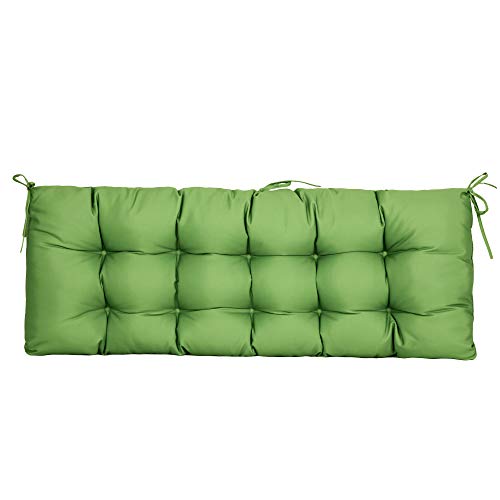 ARTPLAN Outdoor Cushions Patio Bench Settee All Weather Chair Cushions Loveseat Tufted Pillow of Wicker Patio Furniture 51x18x4