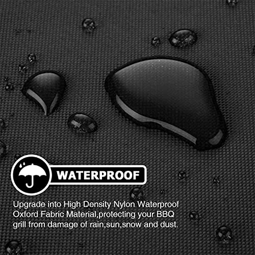Patio Chair Covers, Lounge Deep Seat Cover, Heavy Duty and Waterproof Outdoor Lawn Patio Furniture Covers,Sunscreen, dustproof (1 Pack-Black-Large)