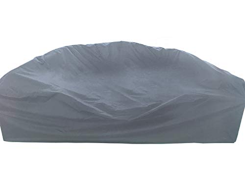 SOLAURA Patio Furniture Set Waterproof Covers Outdoor Sofa Set Covers Modern Conversation Sectional Half-Moon Sofa Set Protection Covers