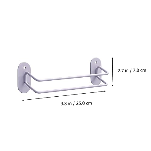 WATIIFUFU 1pc Shoe Storage Rack Adhesive Shoe Organizer Bathroom Towel Rod Wall Mounted Shoe Rack Towel Holder Wall Shoe Rack Organizer Towel Racks Wall-Mounted Carbon Steel Sandal Rack