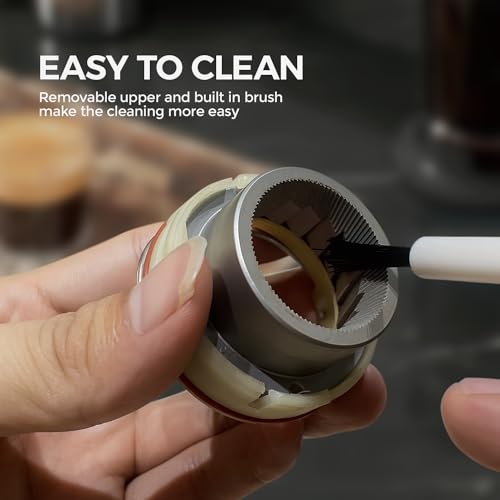 Burr Coffee Grinder Electric,Touchscreen Coffee Grinder,24 Grinding Settings Electric Coffee Bean Grinder with Timer Setting for Espresso/Drip