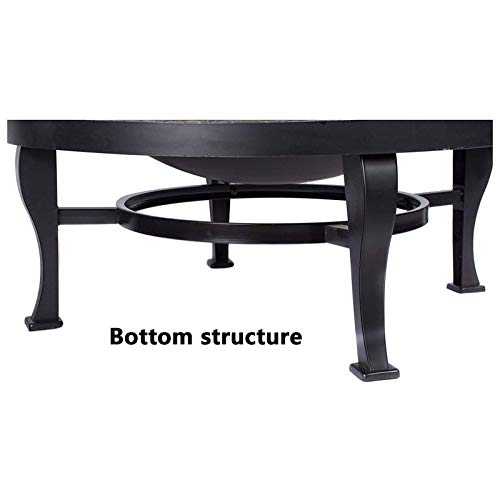 HIZLJJ Outdoor Fire Pits Outdoor Brazier,Garden Villa Barbecue Grill,Multifunctional Grilling Stove Charcoal Indoor Home Barbecue Table Brazier Table,86×86×35CM