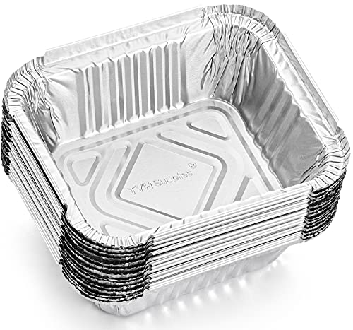 TYH Supplies 30 Pack Grease Drip Pan Liners | Compatible with Napoleon Grills Prestige I-II-IV, PRO, Mirage, Ultra Chef | Disposable Aluminum BBQ Drip Tray Replacement | 5"x4" Inch