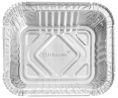 TYH Supplies 30 Pack Grease Drip Pan Liners | Compatible with Napoleon Grills Prestige I-II-IV, PRO, Mirage, Ultra Chef | Disposable Aluminum BBQ Drip Tray Replacement | 5"x4" Inch