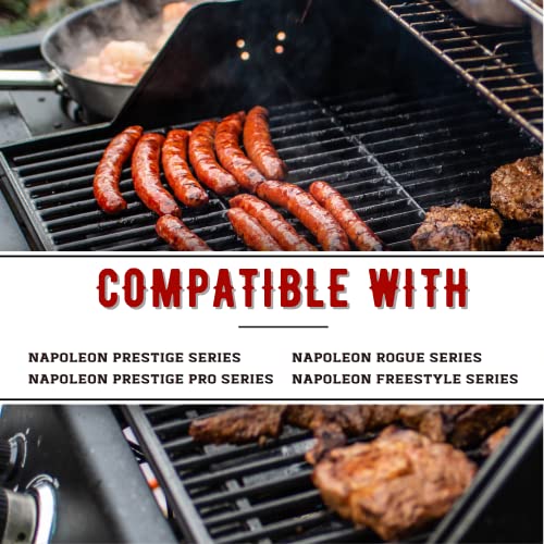 TYH Supplies 30 Pack Grease Drip Pan Liners | Compatible with Napoleon Grills Prestige I-II-IV, PRO, Mirage, Ultra Chef | Disposable Aluminum BBQ Drip Tray Replacement | 5"x4" Inch