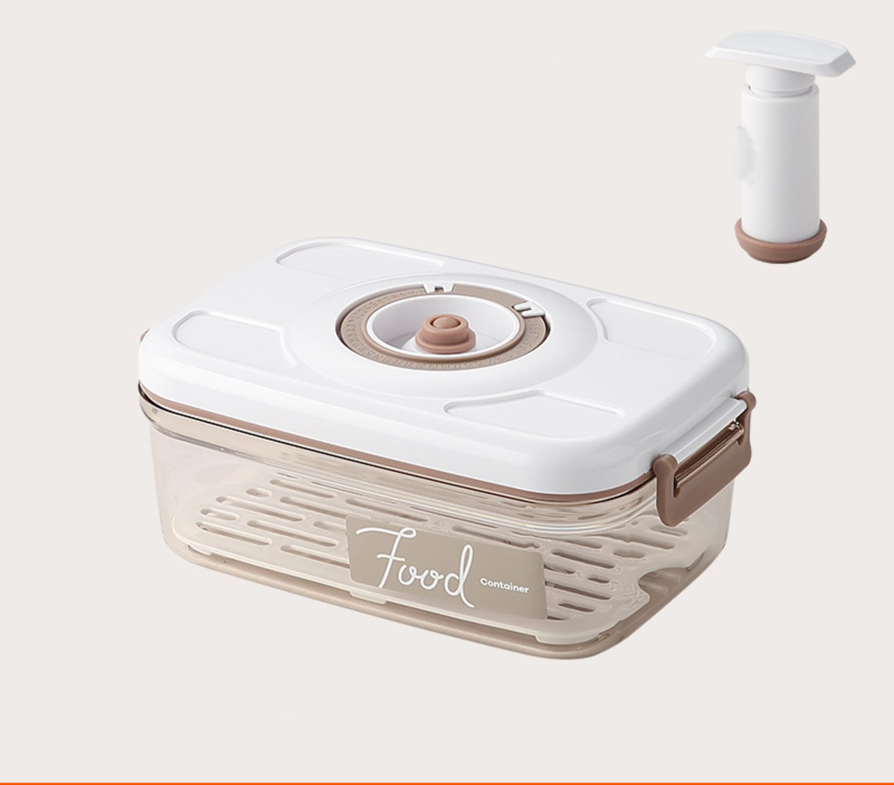 EsaSam Vacuum crisper electric suction sealed tank multigrain storage tank kitchen refrigerator drain food storage box