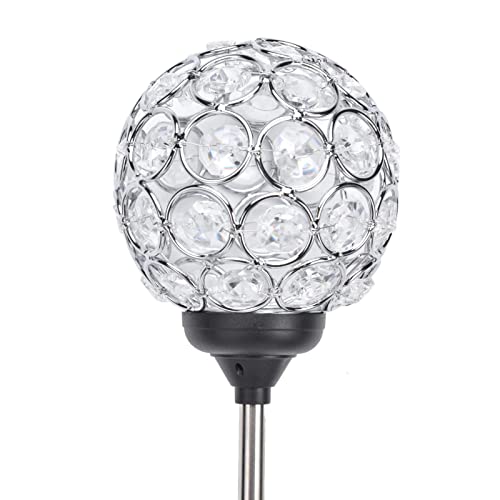 Solar Garden Lights, Ground Plug IP65 Waterproof 78cm/30.71in Height Automatic Lighting Romantic Outdoor Decorative Lights for Homes Porches Fences Terraces
