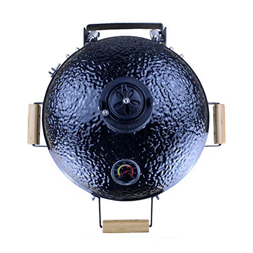 RJMOLU Ceramic BBQ Charcoal Kamado Grill Smoker, Roaster and Grill, Portable Tabletop BBQ Grillfor Picnic Garden Terrace Camping Travel