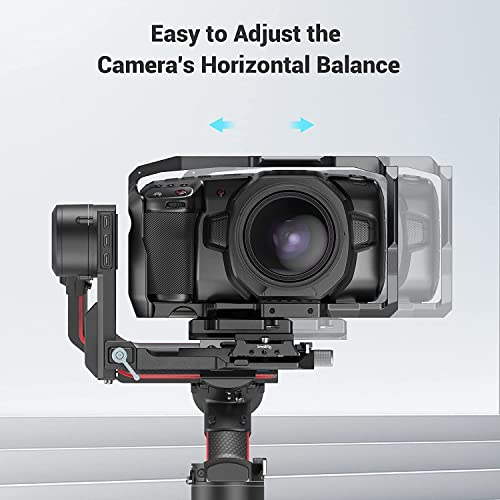 SMALLRIG Extended Quick Release Plate for Arca-Type Standard Compatible with DJI RS 2 / RSC 2 / RS 3 / RS 3 Pro Gimbal - 3162