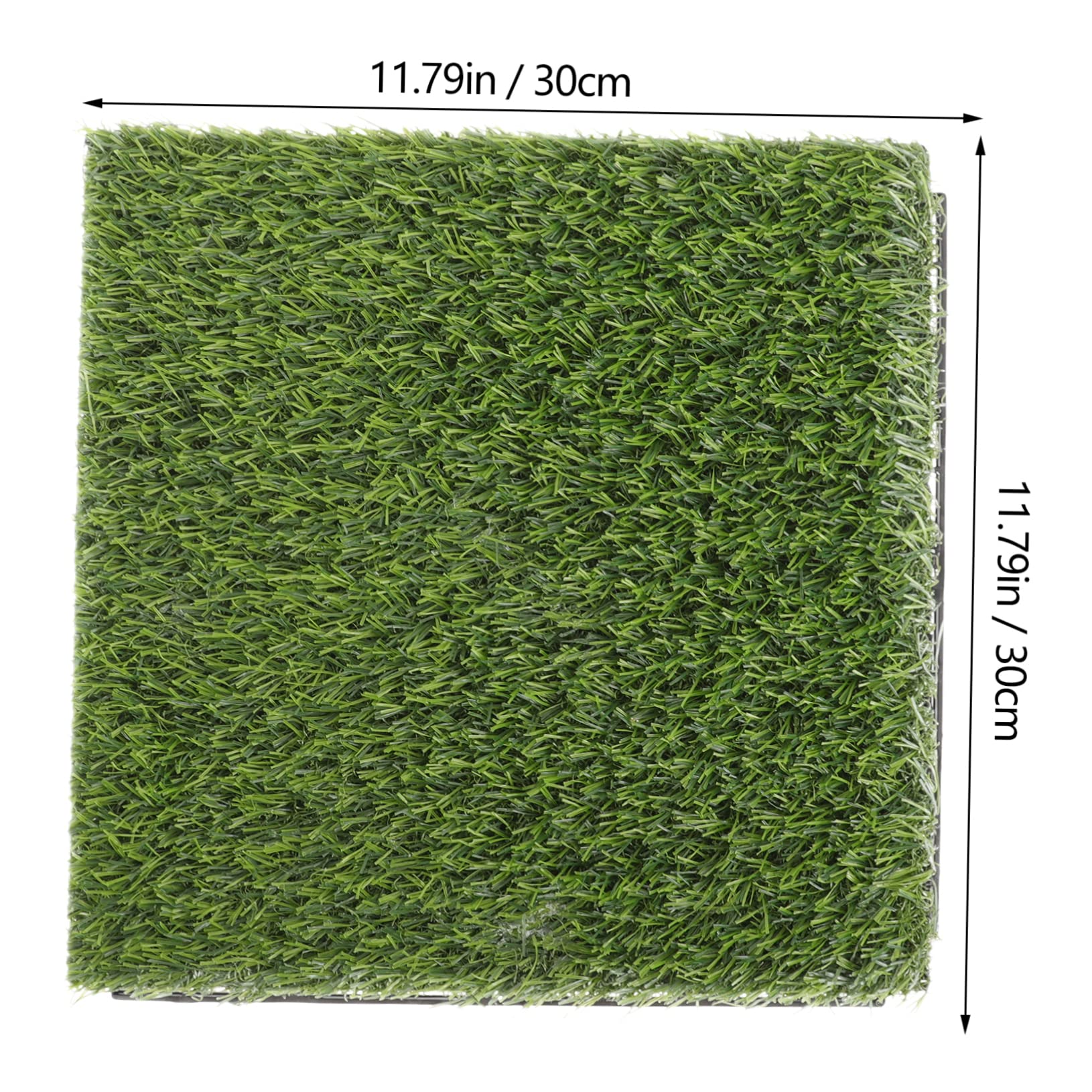 Happyyami 3pcs Artificial Grass Mat Imitation Grass Realistic Grass Rug Artificial Grass Squares Faux Decor Fake Lawn Grass Artificial Turf Faux Rug Fake Grass Cushion Pp Outdoor Lawn Bricks