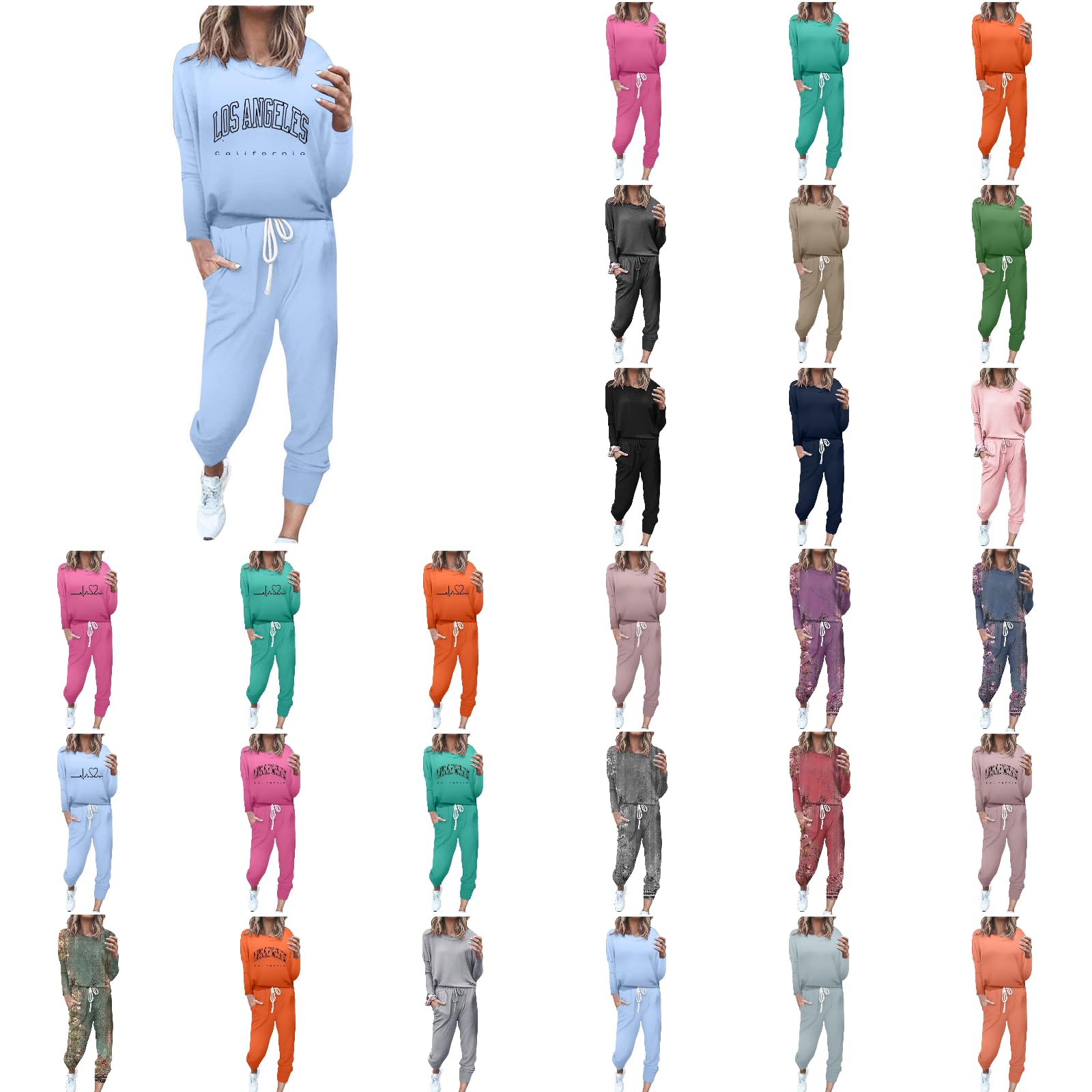 Sweatsuit Set For Women Plus Size Chunky Trending Workout Sets Female Loose Cotton Soft Clothes Pullover Outfit Sets For Women Going Out Night Tracksuit 01 Pink, XXXL