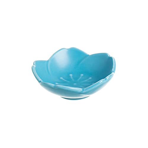 Seasoning dish Ceramic Sauce Bowl Mini Kitchen Utensils Dip Bowl Trinket Seasoning Plate For Ice Cream Fruit Sala Kitchen Tableware Tapas Trays (Color : B) (G)