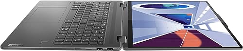 Lenovo Yoga 7i 2-in-1 Laptop 16" WUXGA IPS Touchscreen 13th Gen Intel 10-Core i5-1335U (>i7-1255U) 8GB RAM 512GB SSD Backlit Fingerprint Reader Thunderbolt Win11 Gray + HDMI Cable
