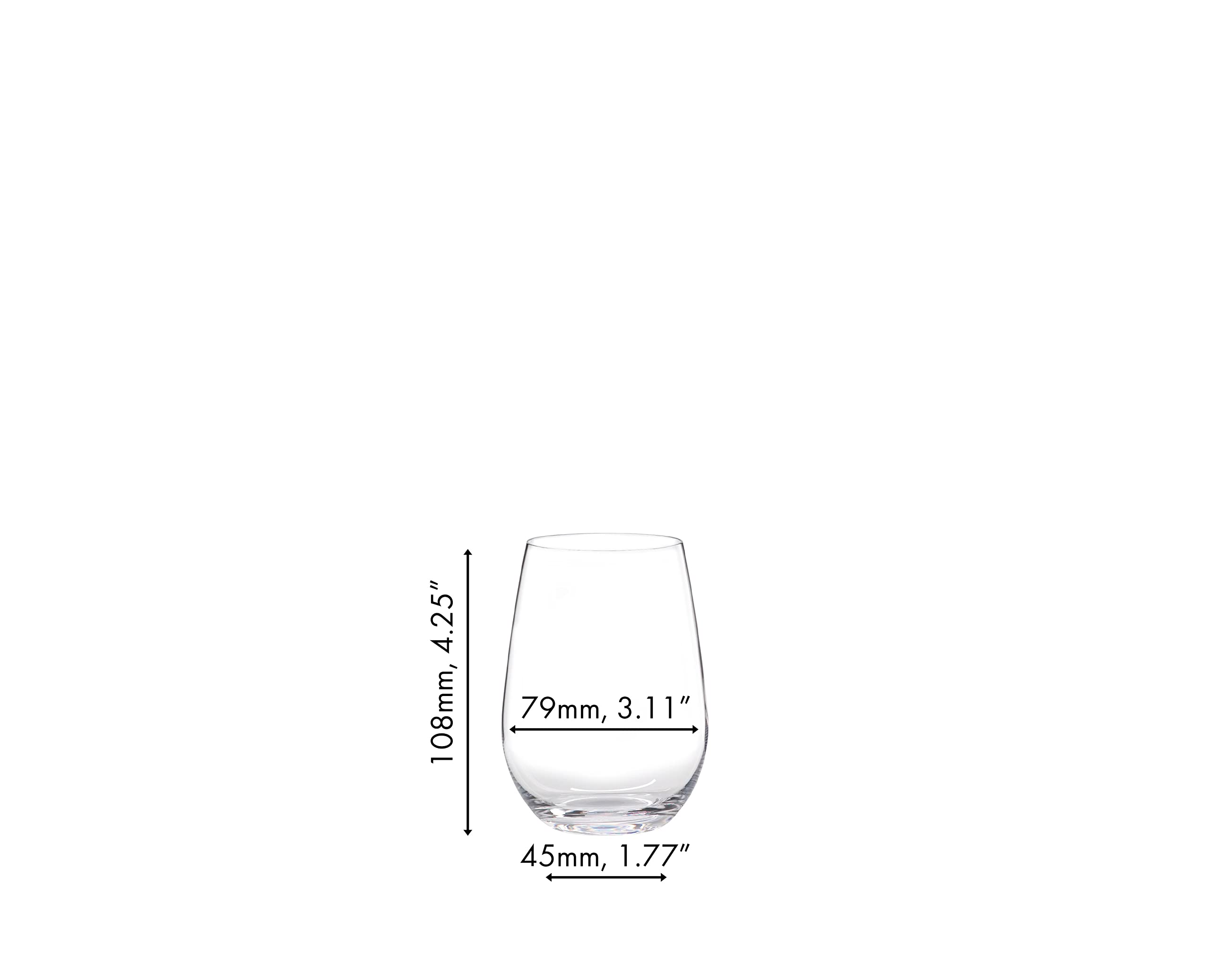 Riedel O Wine Tumbler Sauvignon Blanc/Riesling, Set of 2